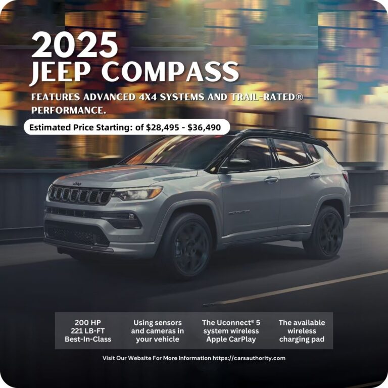 2025 Jeep Compass: New Powerful Subcompact SUV Reviews | Cars Authority
